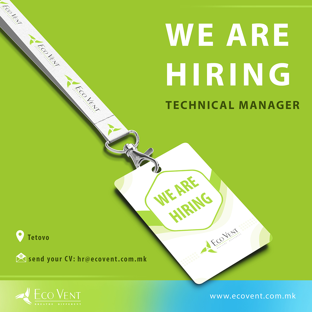 Technical Manager - Ecovent